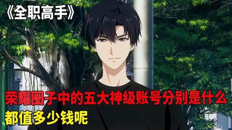 荣耀圈子中的五大神级账号分别是什么都值多少钱呢