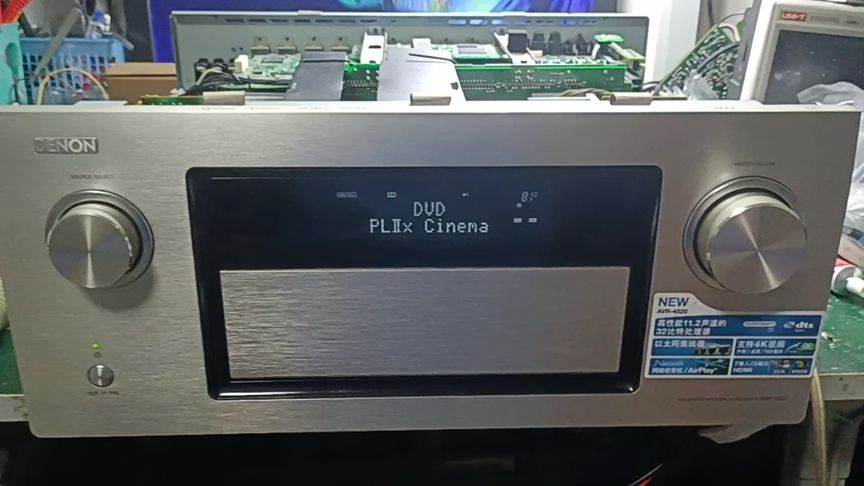 天龙功放AVR-4520中途关机,不定时保护维修