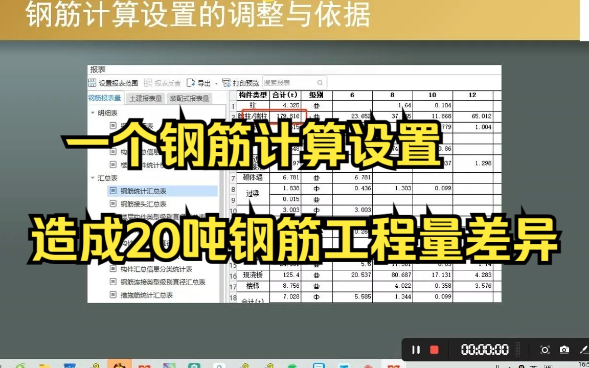 工程造价—一个钢筋计算设置,造成20吨钢筋工程量差异,结算审计纯干货