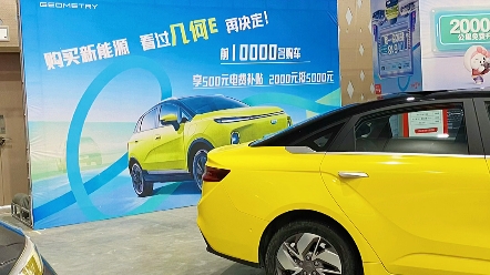 几何618狂欢省一夏#几何e #新能源电动汽车 #车展现场 #汽车销售...