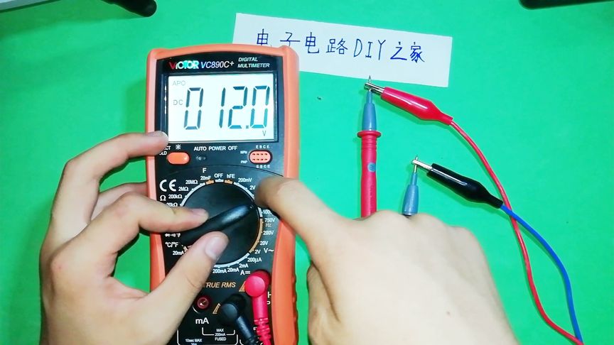万用表初步学习之交直流电压档位测量学习