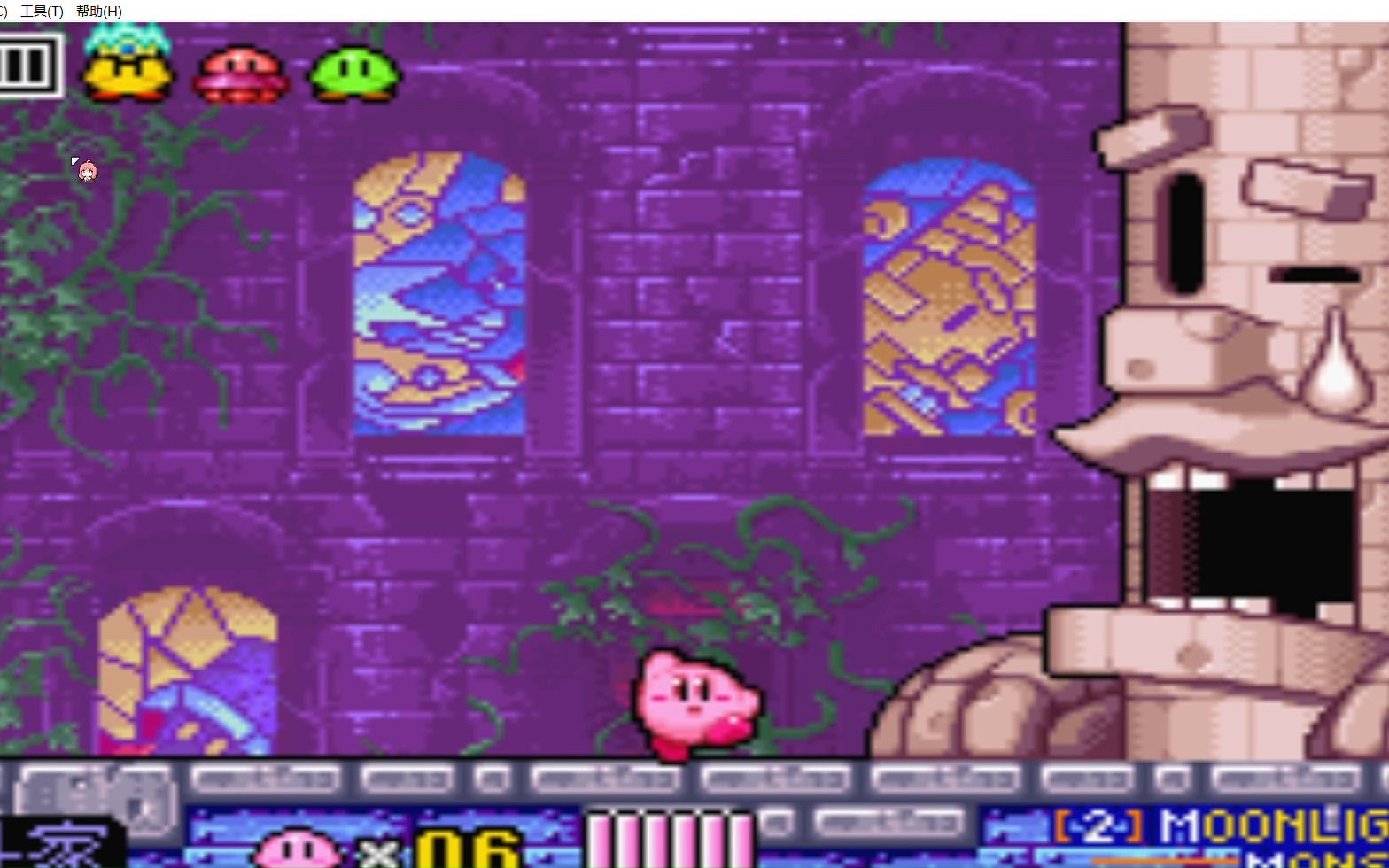 星之卡比镜之大迷宫月光大厦boss泥石柱王King Golem