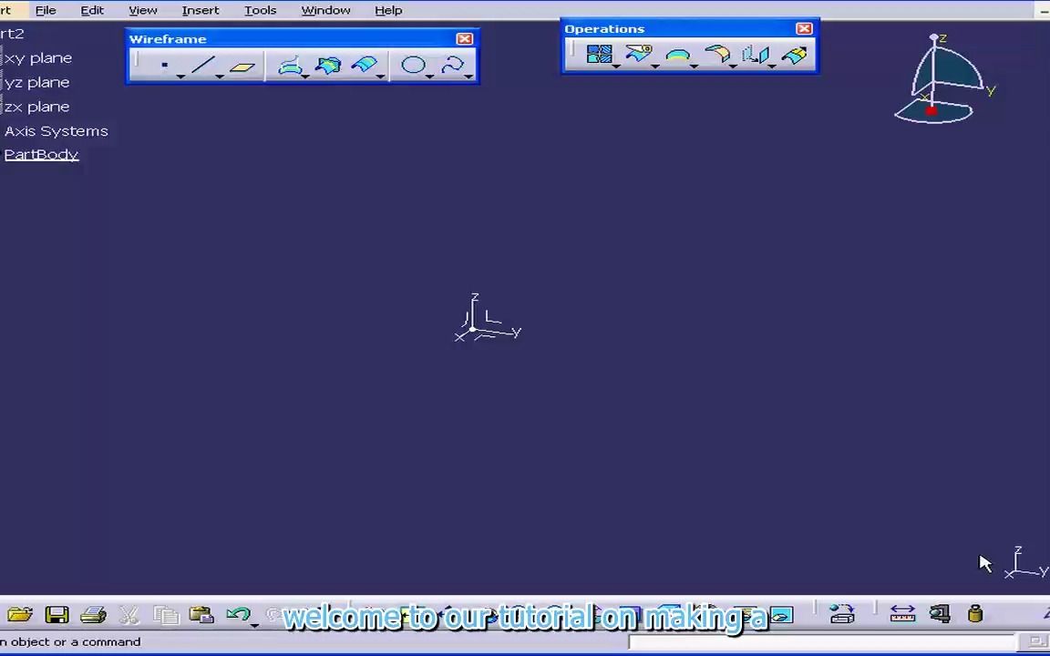 01-150 CATIA v5 TUTORIAL surface design ( Cross Connection )