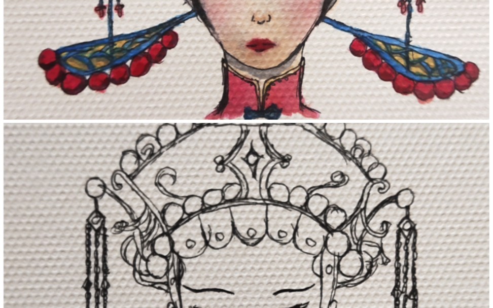 【水彩】用水粉纸画水彩-_-||自学水彩的过程中因为眼瞎买错了纸