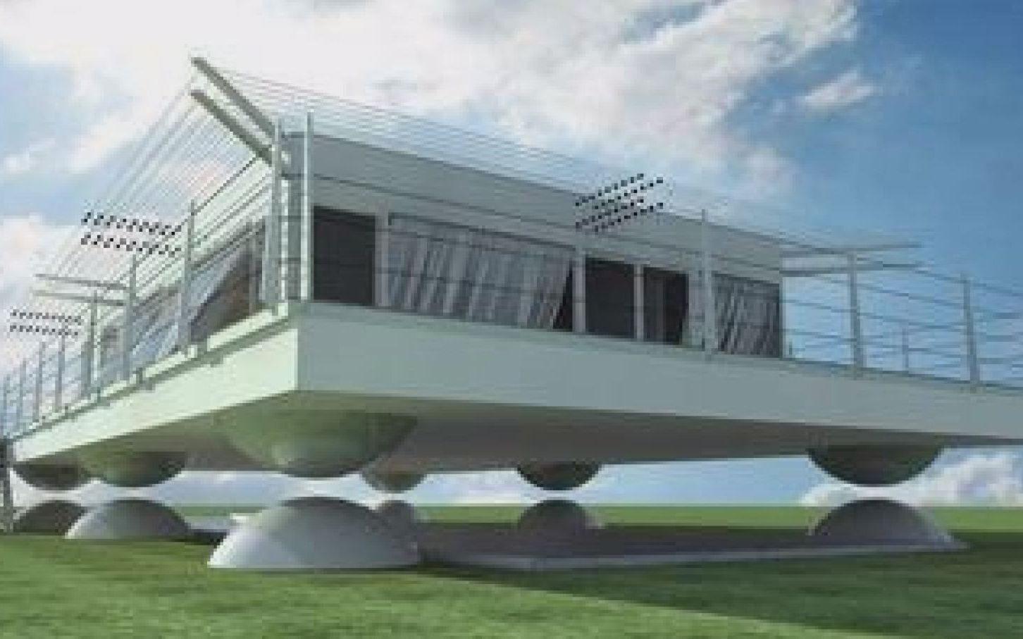 磁悬浮抗震房屋!地震发生就飞起来,多强的地震都不怕了