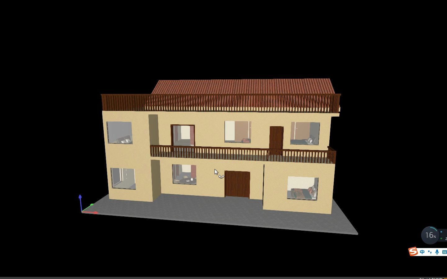 DIALUXEVO照度计算-农村自建房建模