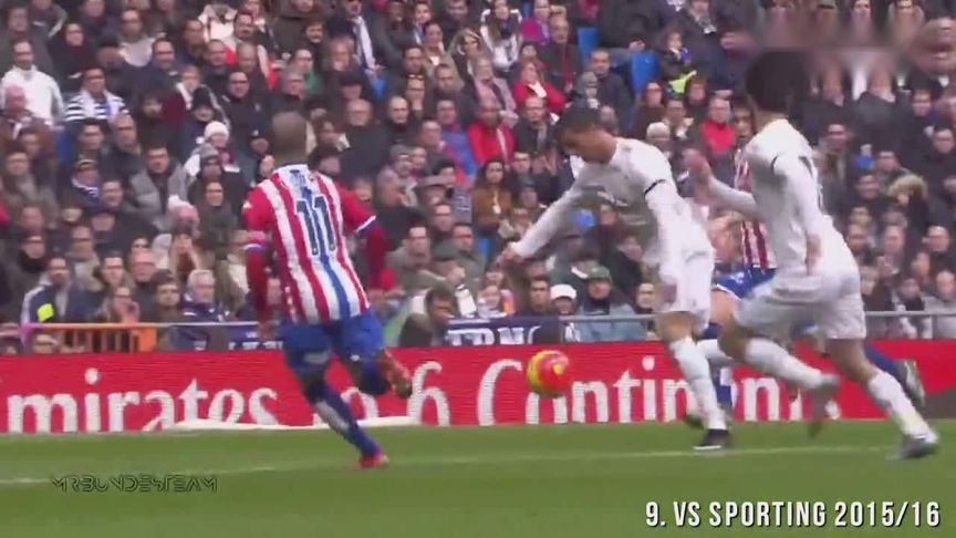 C罗这一脚射门,全场都沸腾了