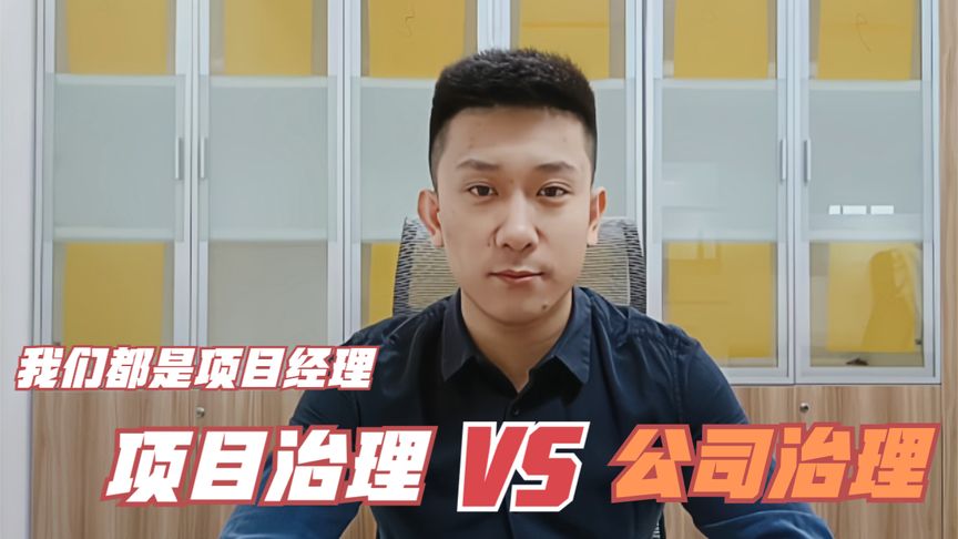 带团队,做管理,你知道项目治理与公司治理的区别吗?