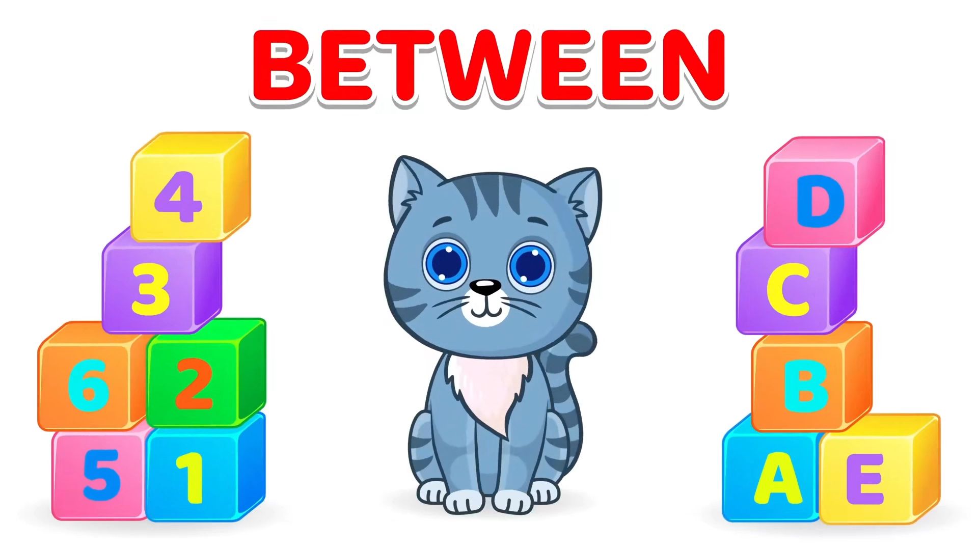 美国原版,方位词这样学!between