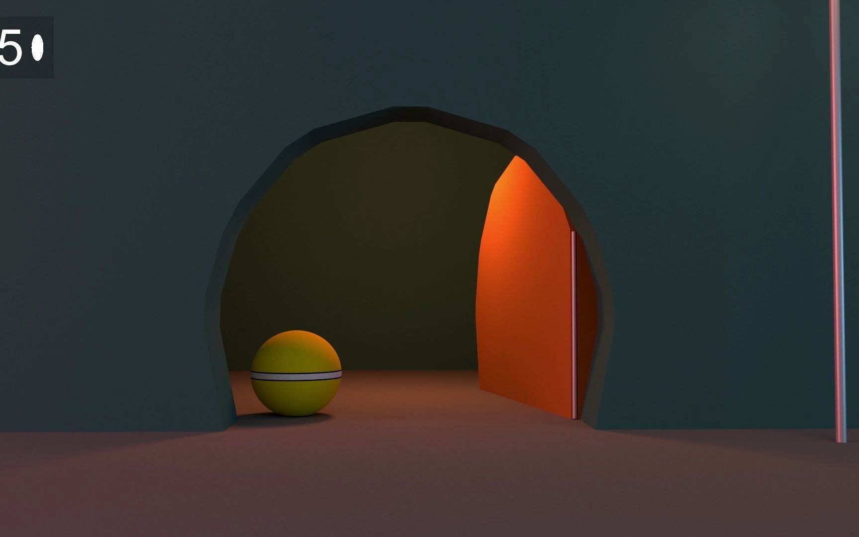 小球动画-Bouncing ball【轻球、重球、有情绪变化的球】