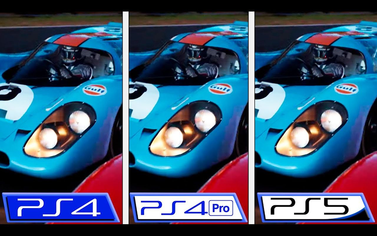 【4K60帧】GT赛车7 | PS4 - PS4 Pro - PS5 | 画质与帧数详细对比