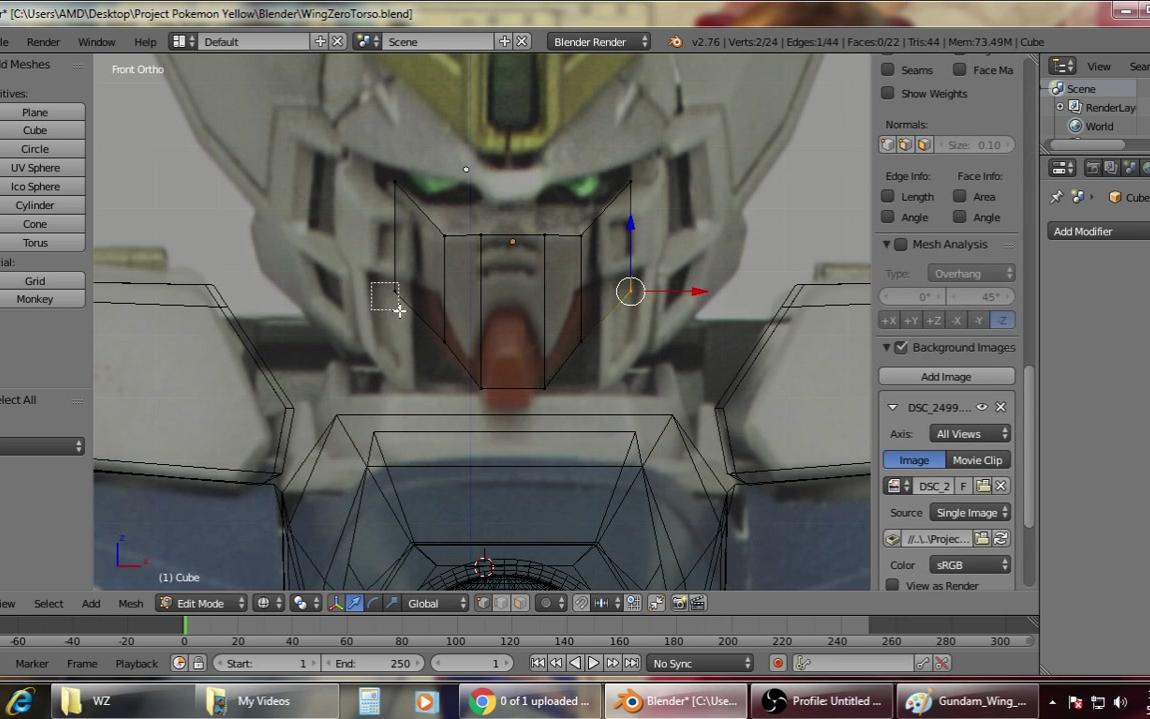 Blender 高达飞翼零式高达建模教程