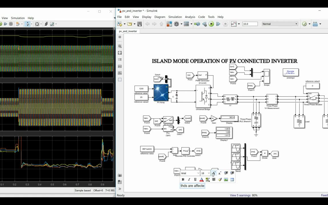 光伏逆变器和电压控制Matlab simulink