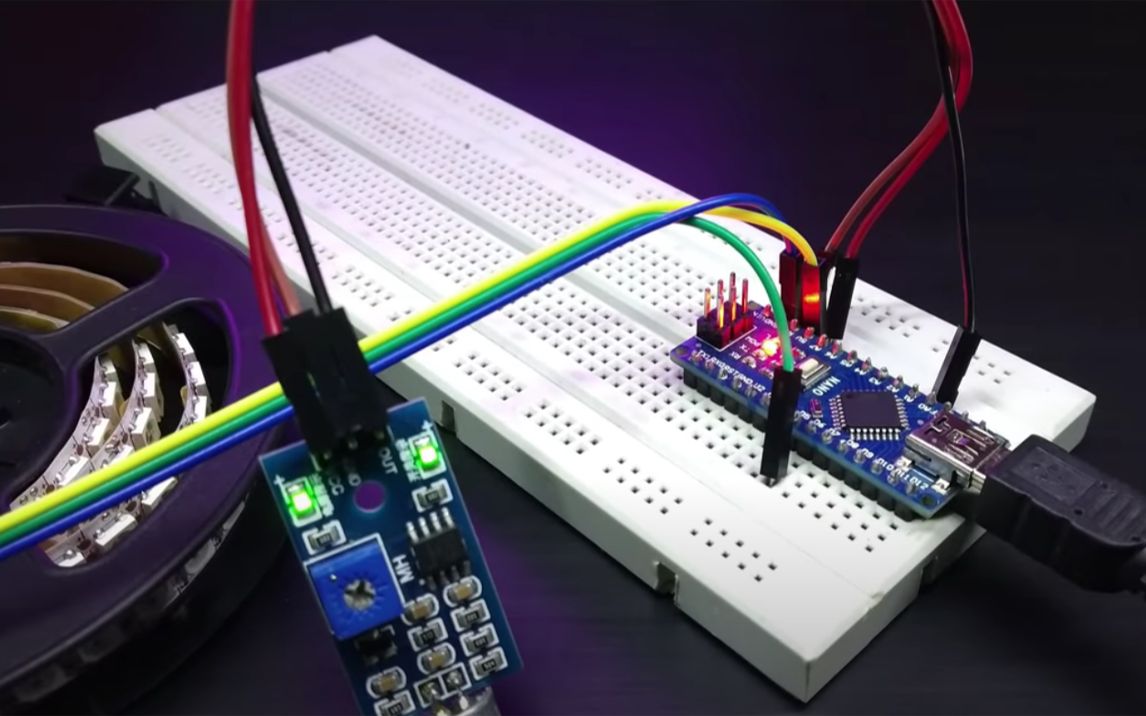 【开源项目分享】做一条随音乐而动得RGB LED灯带!