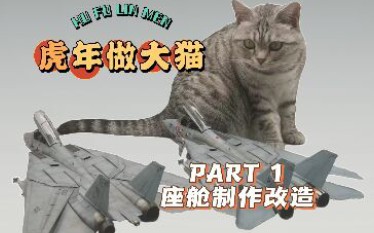 【模型制作】1/48田宫F14双猫记第一期 座舱制作改造篇