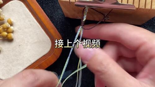 翡翠平安扣手绳编绳教程分享手工编绳手工编绳教程分享