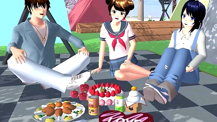 俺也想去野餐_樱花校园模拟器