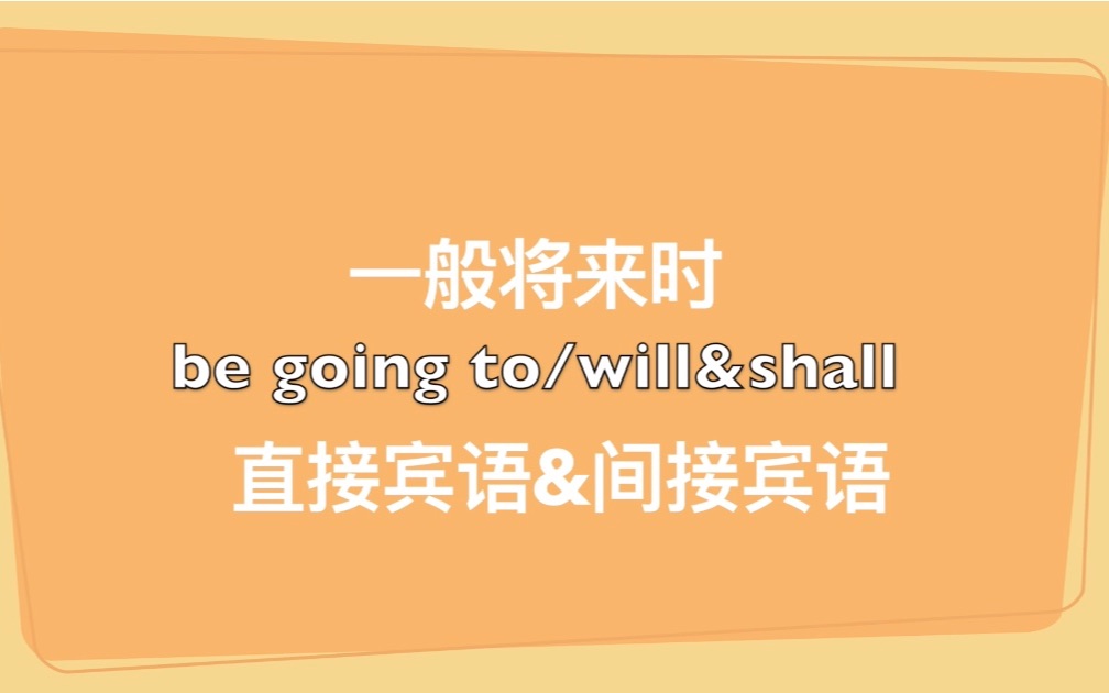 ...八年级上册语法详解。be going to结构,一般将来时!【语法不可怕～】