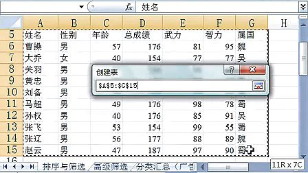 Excel 2007视频教程15-数据筛选和排序