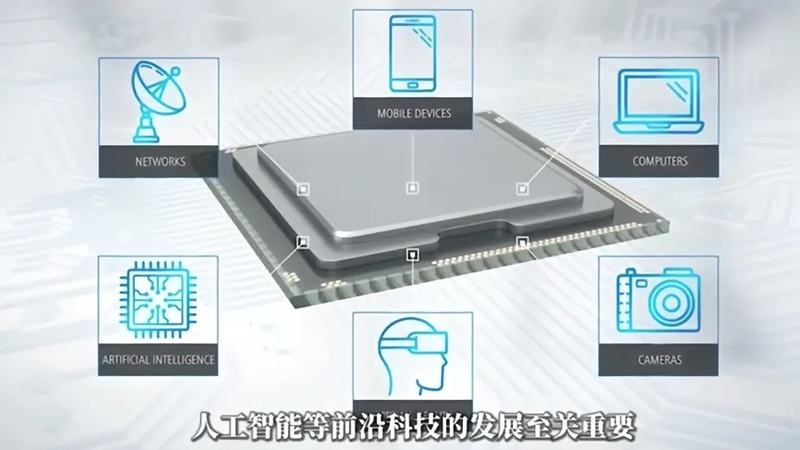 3D动画演示芯片制作流程--十道工艺详细见制作流程
