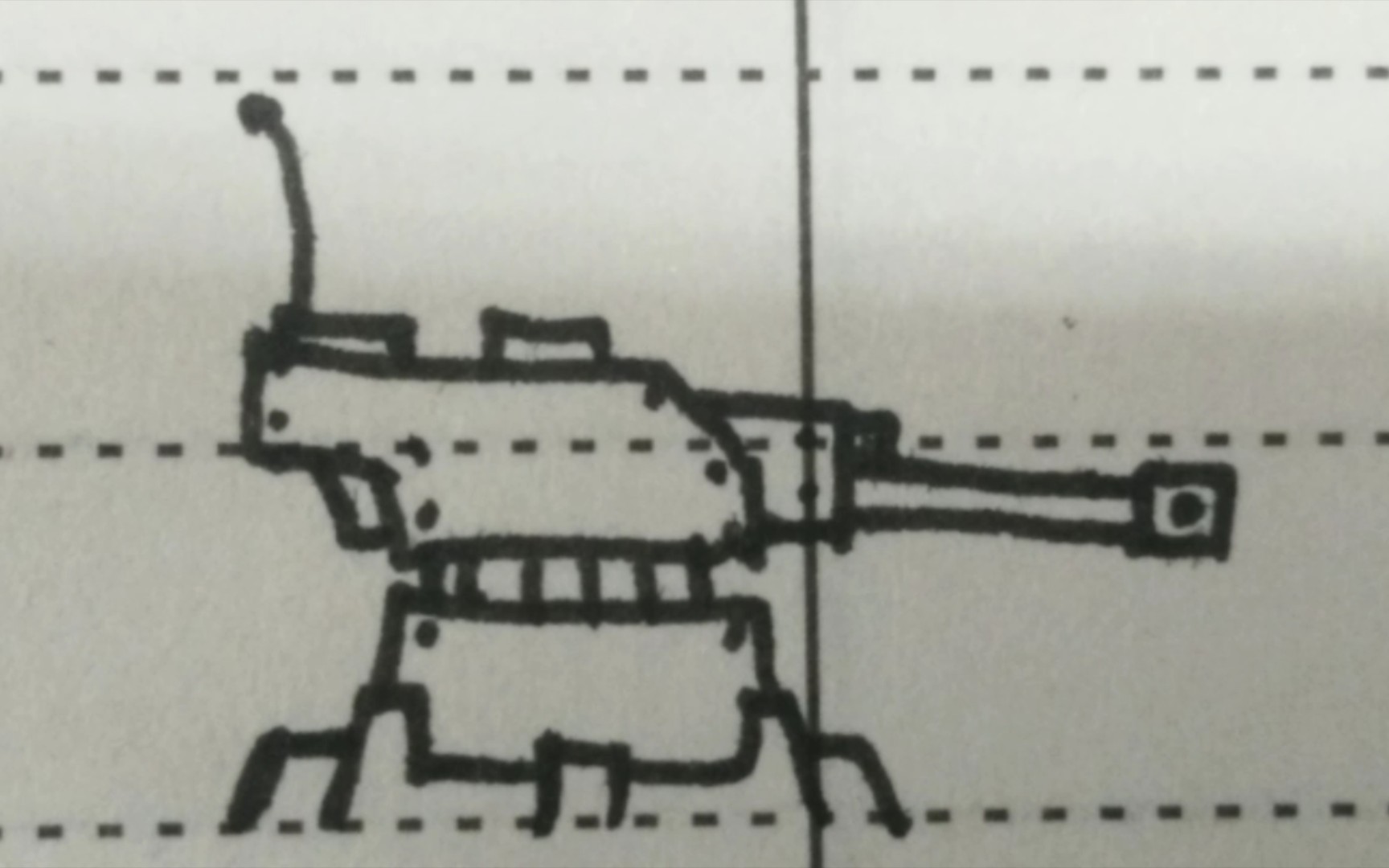 加农炮简笔画