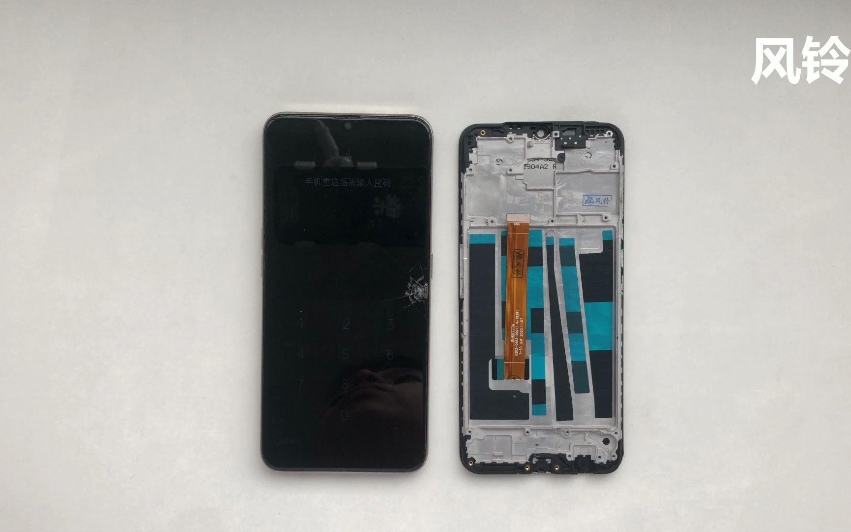 OPPO A9换屏教程带框A9X更换维修手机屏幕 A7 A7X A11 A11X维修...