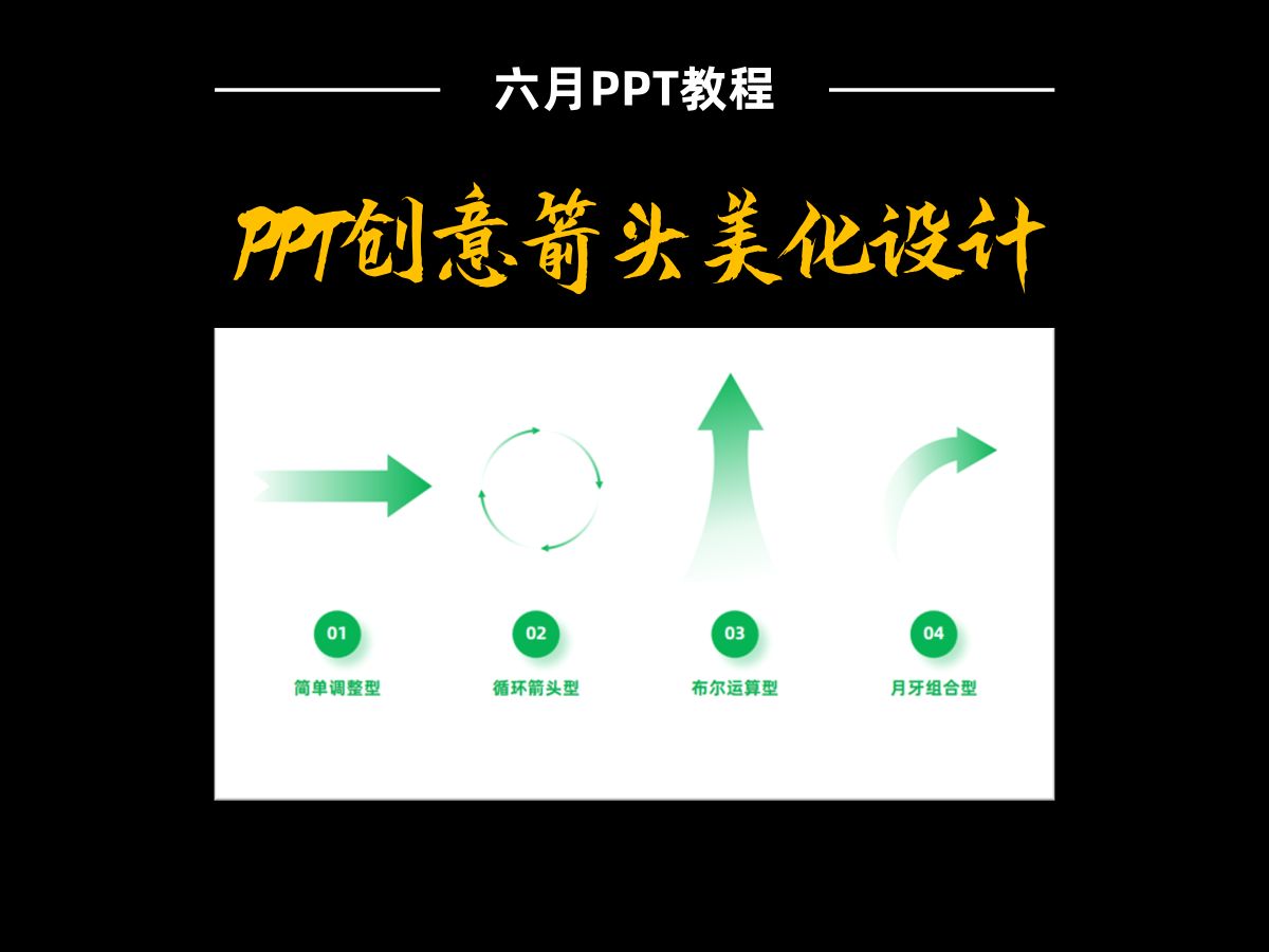 PPT创意箭头设计