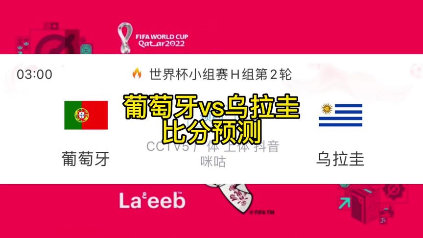 2022年世界杯小组赛H组#葡萄牙vs乌拉圭 #卡塔尔世界杯 #c罗