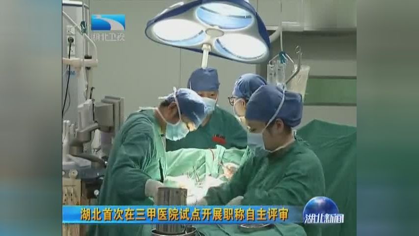 湖北首次在三甲医院试点开展职称自主评审