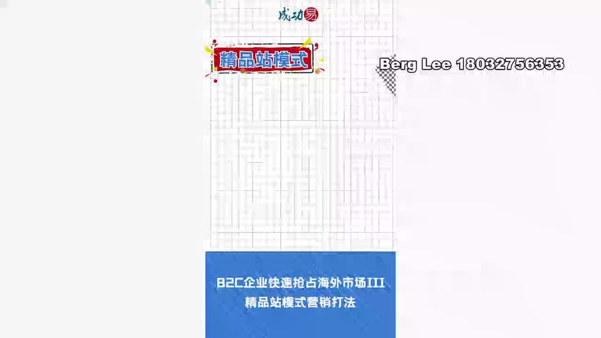 B2C企业快速抢占海外市场 III-精品站模式营销打法#跨境电商 #B2c