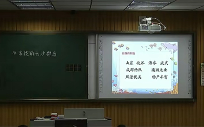 三上:《富饶的西沙群岛》(含课件教案) 名师优质公开课 教学实录 小学...