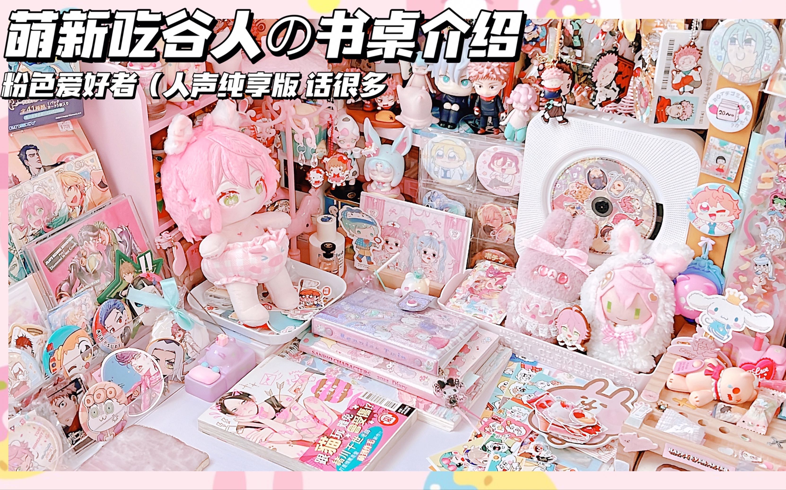 【书桌分享】二次元和少女心的融合|谷子展示介绍|极繁美学|说话很多