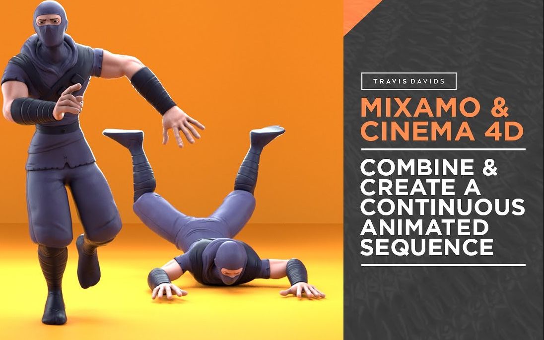 Mixamo和Cinema 4D-组合并创建连续的动画序列