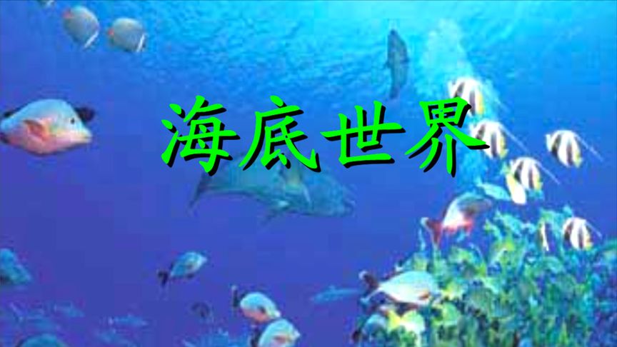 三年级语文下册 23 海底世界 第二课时 课文内容精讲 好课在家学
