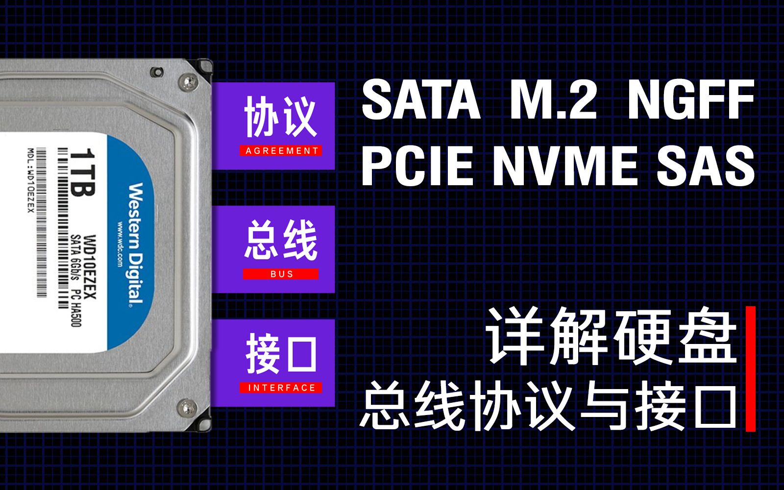【硬核科普】硬盘的SATA M.2 NGFF NVME是什么意思,详解硬盘的...