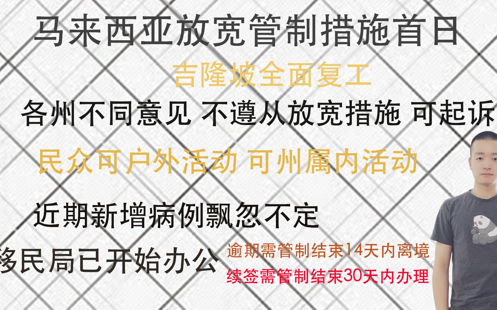 马来西亚放宽管制措施首日,吉隆坡全面复工;部分地区出现塞车的情况;...