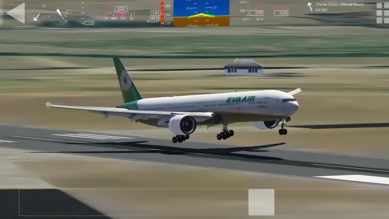777的降落 软着陆 模拟飞行 飞友日常 波音 飞友
