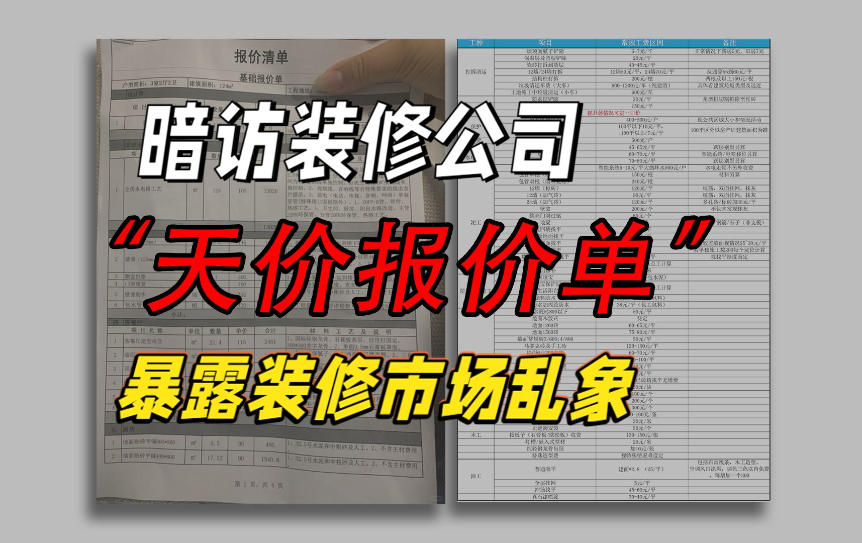 看似合理的装修报价单,到底坑害了多少年轻业主?从零开始学会自装修:...