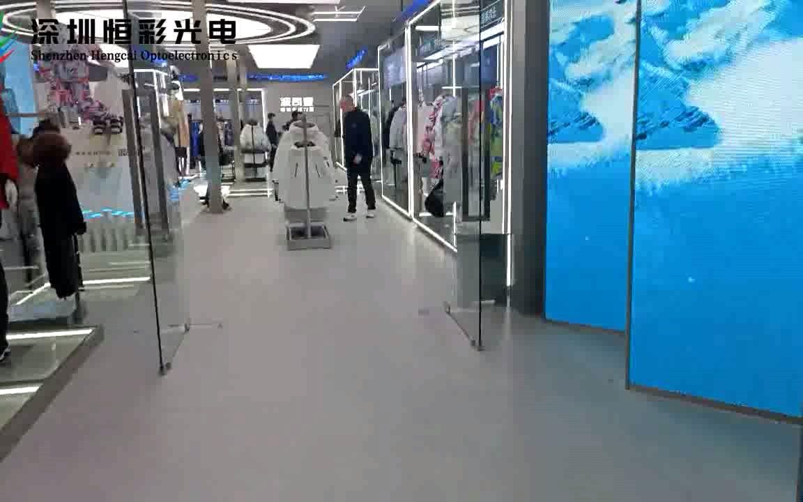 深圳南山波司登LED显示屏项目由恒彩光电设计安装完成