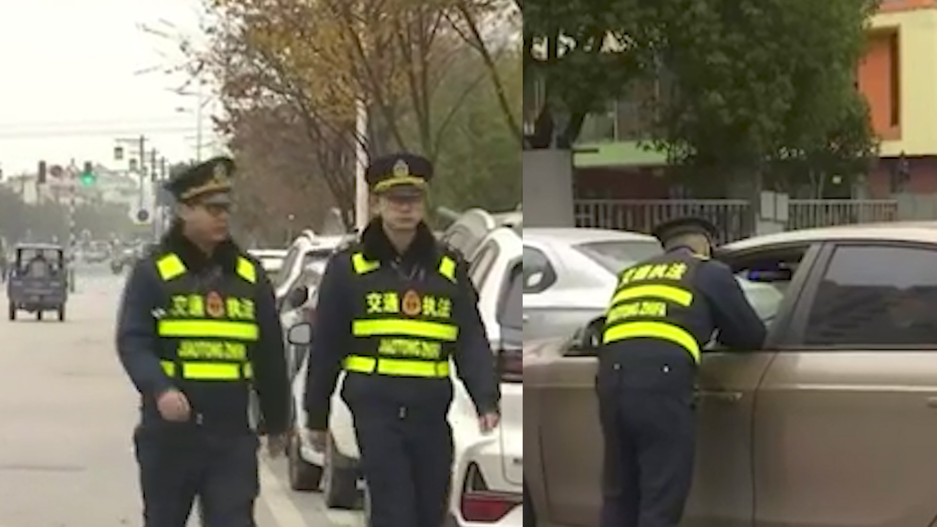 小区门口网约车违规停放强行揽客遭市民举报,交警开展专项整治