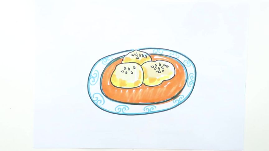 三大炮怎么画