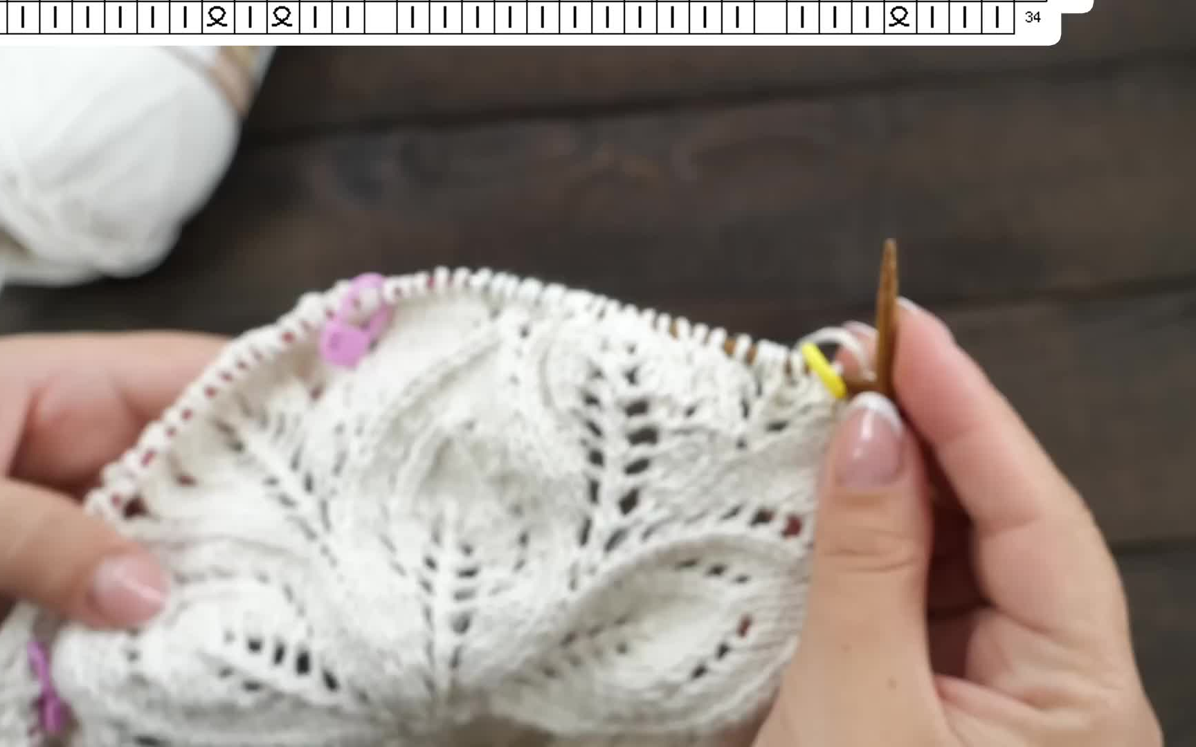 钩编针织花朵图案 手作DIY毛衣图案手工毛线教程
