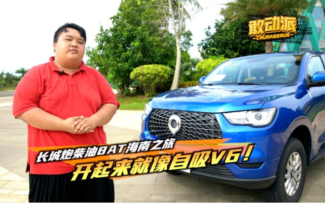 长城炮柴油版动力够用吗?拉货有长尺寸货箱可选