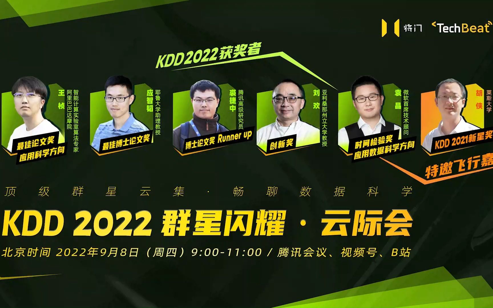 直播回顾 | KDD 2022获奖者齐聚,畅聊数据科学