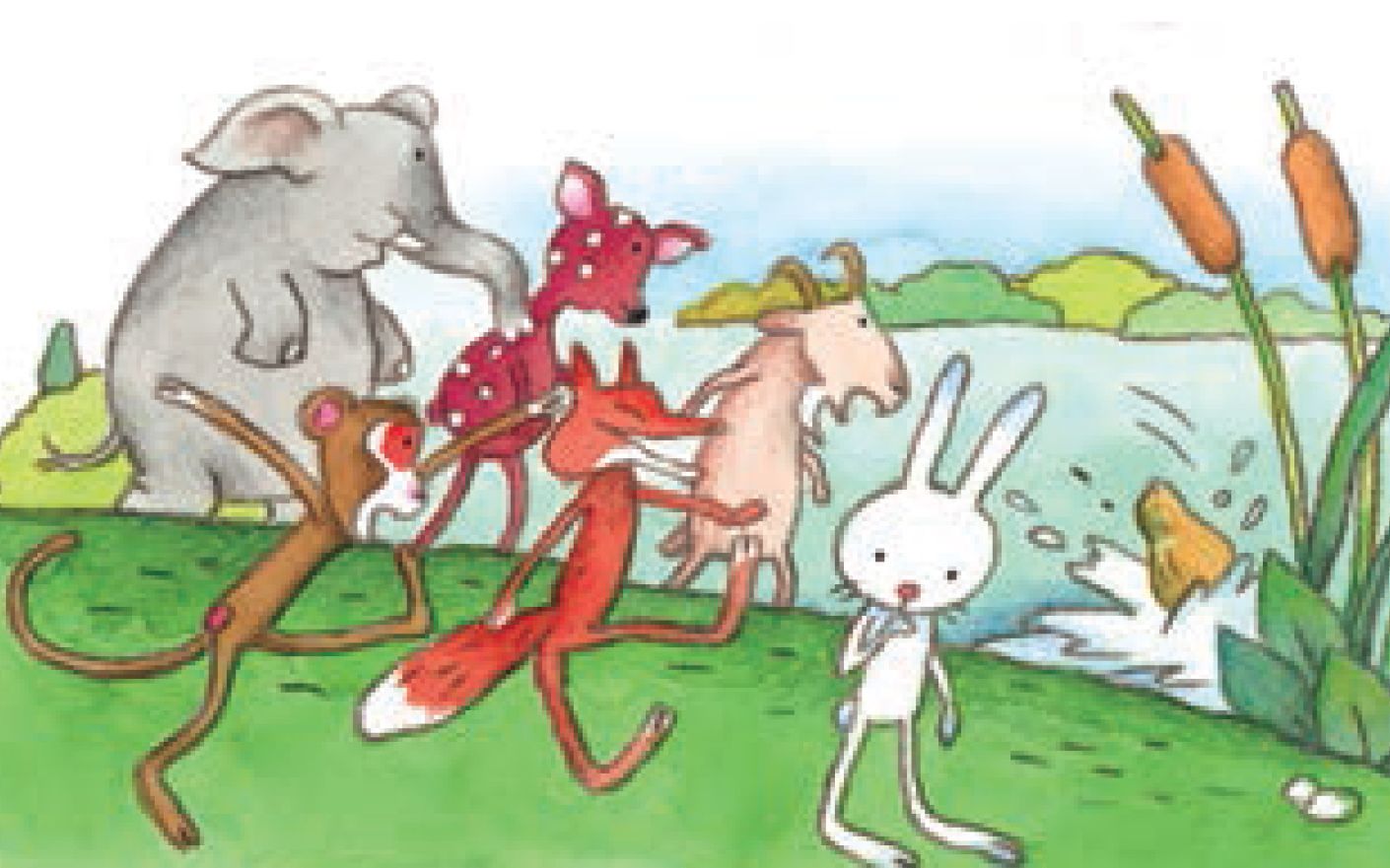 【课文朗读】《咕咚》 -部编人教版一年级语文下册-YW01B-106-KWLD