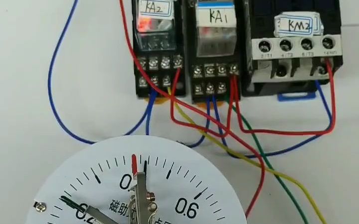 电接点压力表的接线 零基础学电工