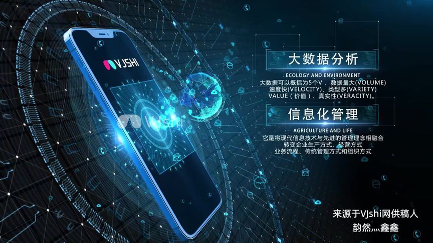 科技数据分类标题AE模板【VJshi视频素材】