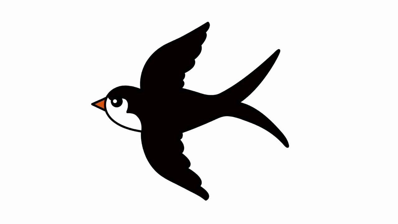 小燕子简笔画亲子教学,带着宝宝一分钟学会,从小培养当小画家