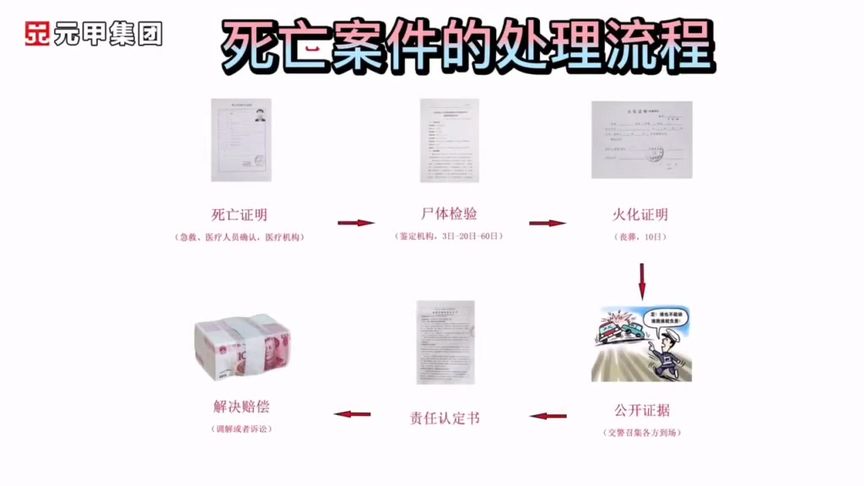 交通事故死亡案件处理流程#交通事故理赔 #车祸 #交通事故