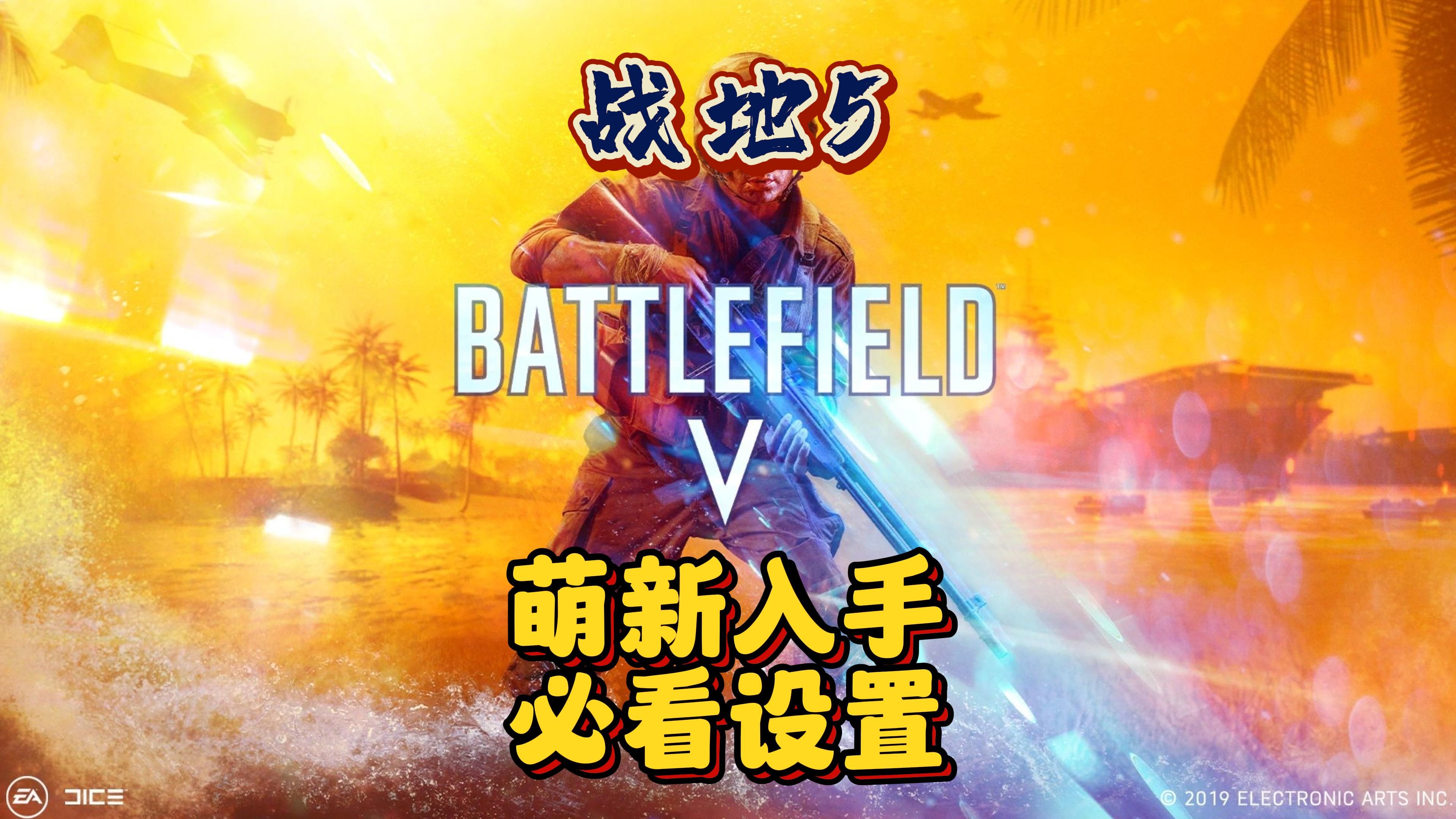 【战地5】萌新游玩前把设置调整好了,进游戏才会不被捞! #steam游戏 ...